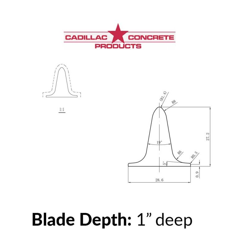 Composite/Aluminum Hand Cutter - 8" x 9.5" - Cadillac Concrete