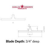 Aluminum Pole Cutter 4.5" Wide | Cadillac Concrete Tools